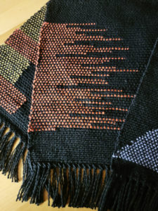 Fiber Arts | Weaving: Clasped Weft & Hemstitching on a Rigid Heddle ...